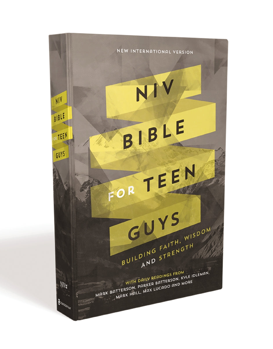 NIV, Bible for Teen Guys: Building Faith, Wisdom and Strength ...