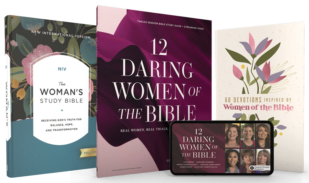12 Daring Women of the Bible Study Guide + Devotional + Bible Premium ...