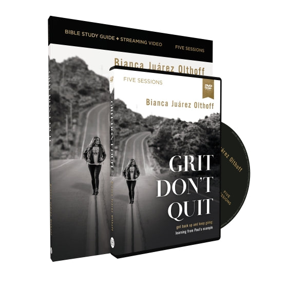 Grit Don't Quit Study Guide with DVD: Get Back Up and Keep Going - Lea ...