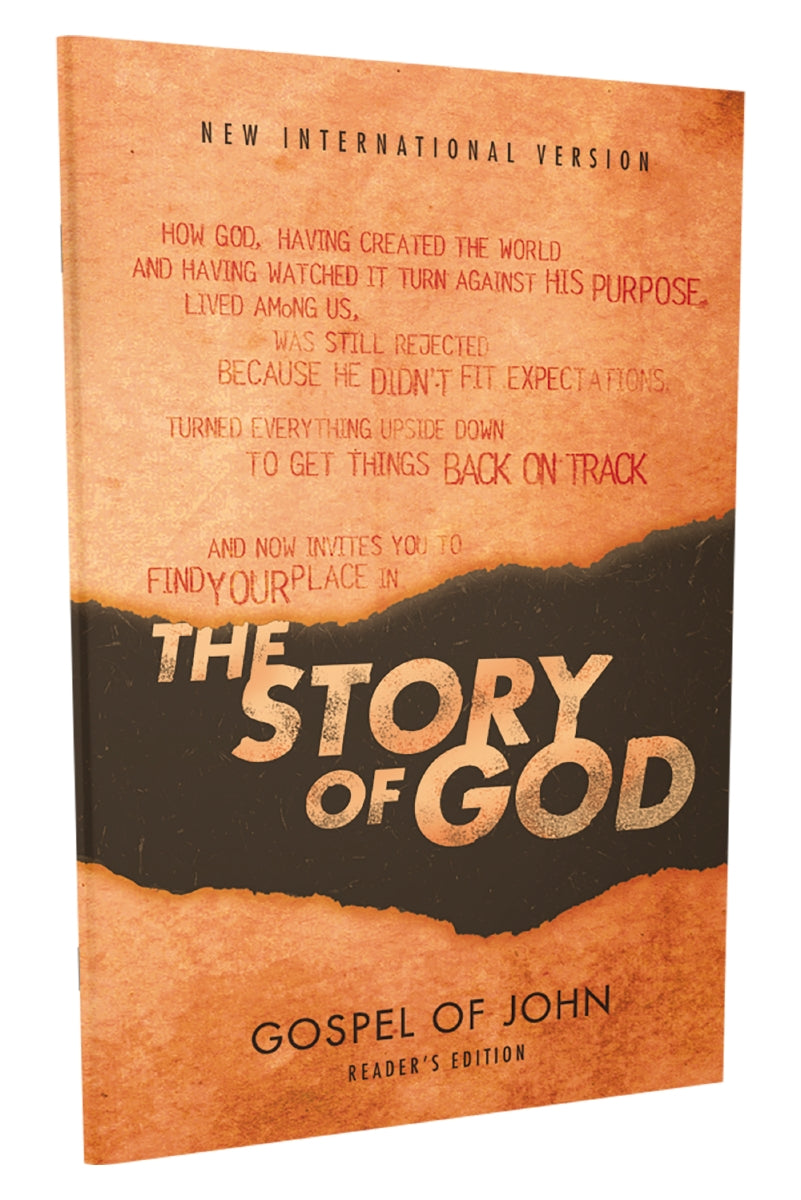 NIV, The Story of God, Gospel of John, Reader's Edition, Paperback ...