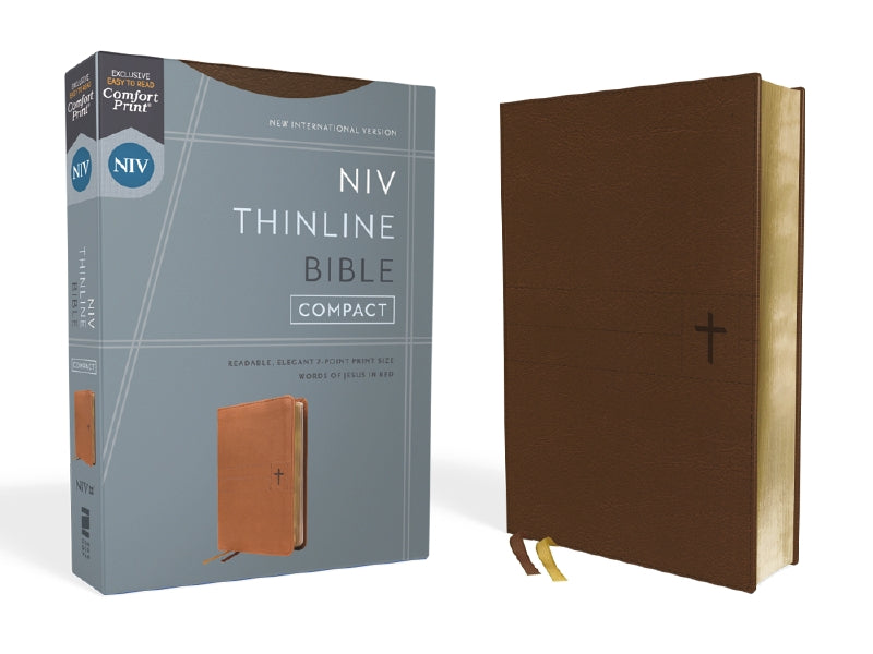 NIV, Thinline Bible, Compact, Red Letter, Comfort Print – FaithGateway