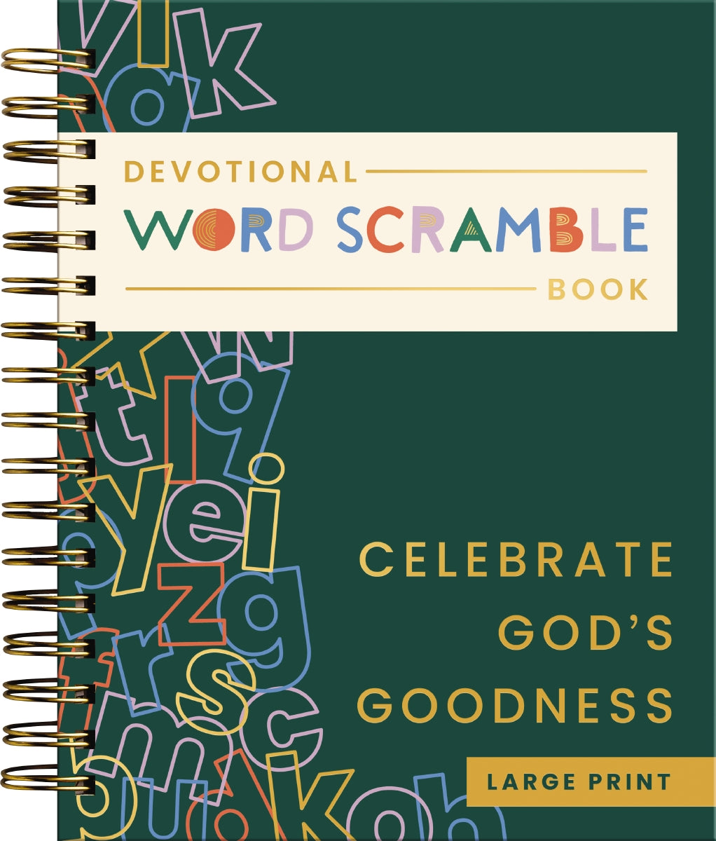Celebrate God's Goodness: Devotional Word Scramble Book (70 Daily Devo ...